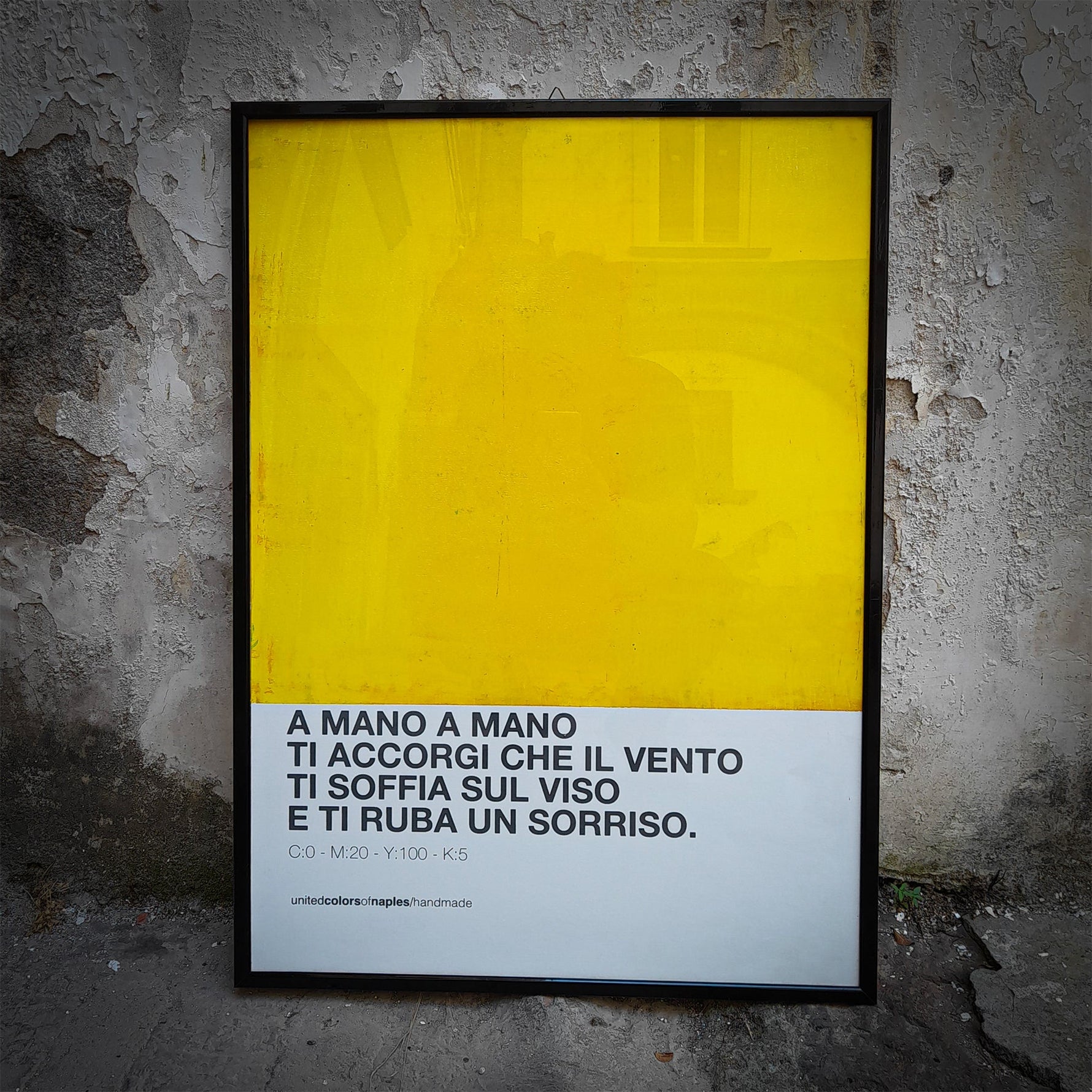 Poster A mano a Mano, Rino Gaetano – United Colors Poster
